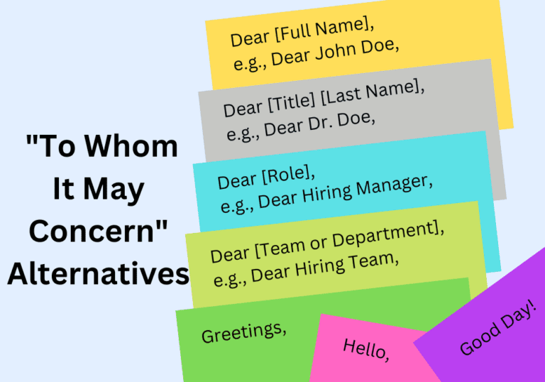 To Whom It May Concern: What You Should Write Instead (+Tips)